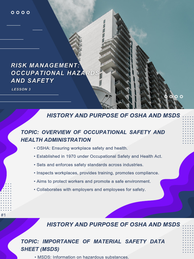 Risk Management Occupational Hazards and Safety - 20230910 - 090250 - 0000 | PDF | Occupational ...