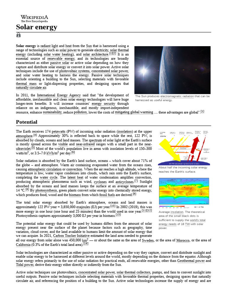 Solar Energy | PDF | Solar Energy | Solar Power