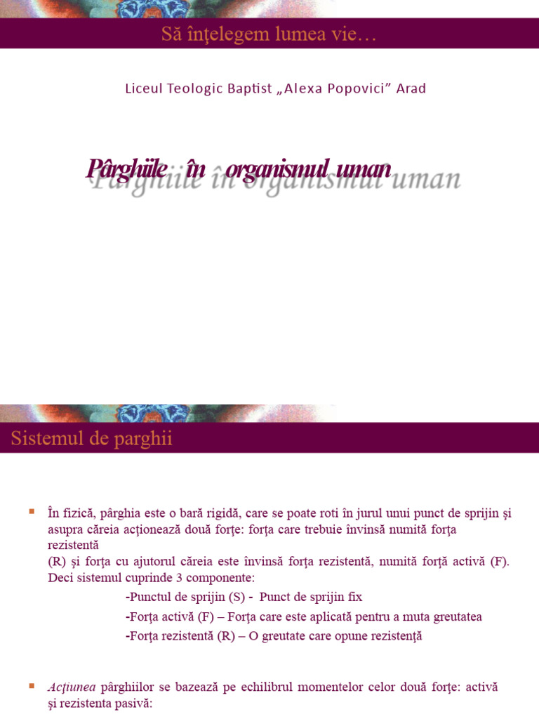 Parghiile in Organismul Umanpps PDF Free | PDF