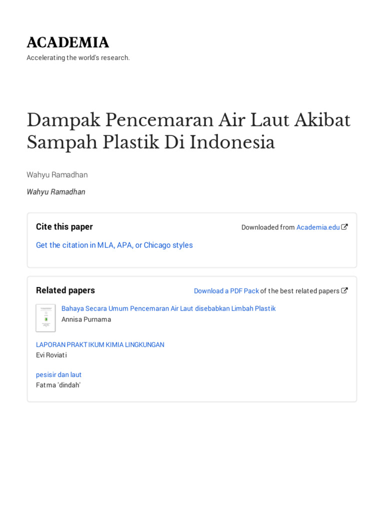 Artikel WSBM Wahyu Ramadhan d02119103520200521 71401 17d64rp With Cover Page v2 | PDF