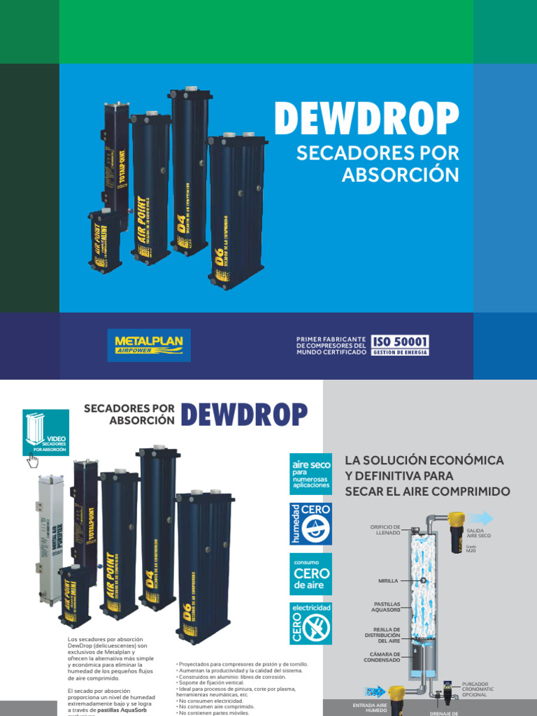 Secadores por Absorción DewDrop | PDF