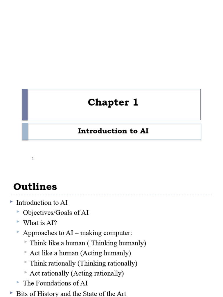 Chapter 1 - Introdution | PDF | Intelligence (AI) & Semantics ... Chapter 1 - Introdution | PDF | Intelligence (AI) & Semantics ...