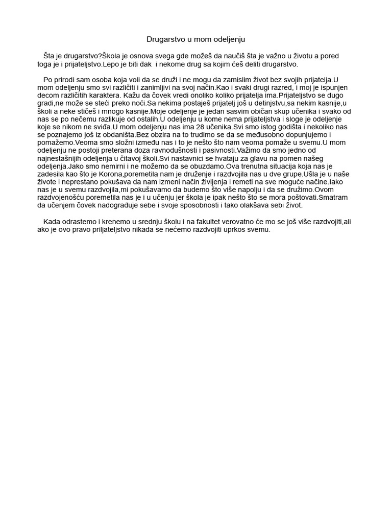 Jovana Sastavi Srpski | PDF