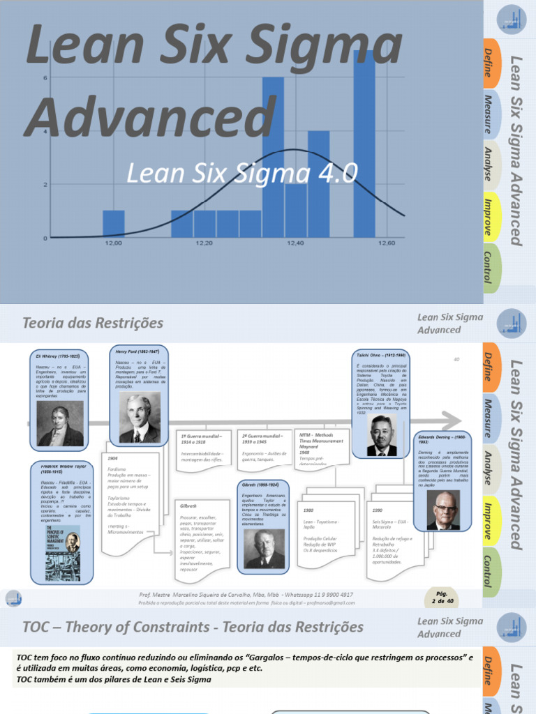 Apostila - Lean Six Sigma Advanced - 18 - 04 - 2022p | PDF