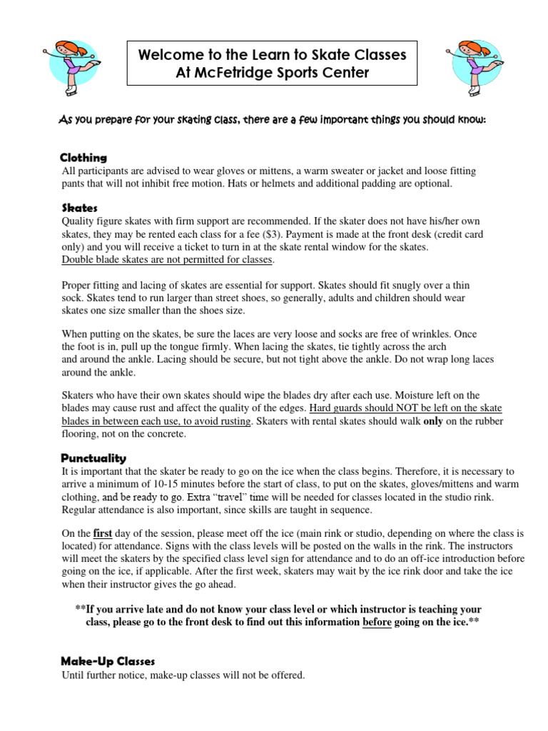 Learn To Sk8 Welcome Letter 2023 | PDF