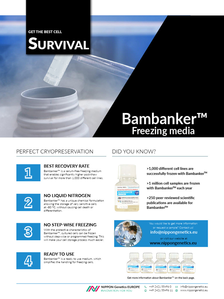 Flyer Bambanker Freezing Media | PDF