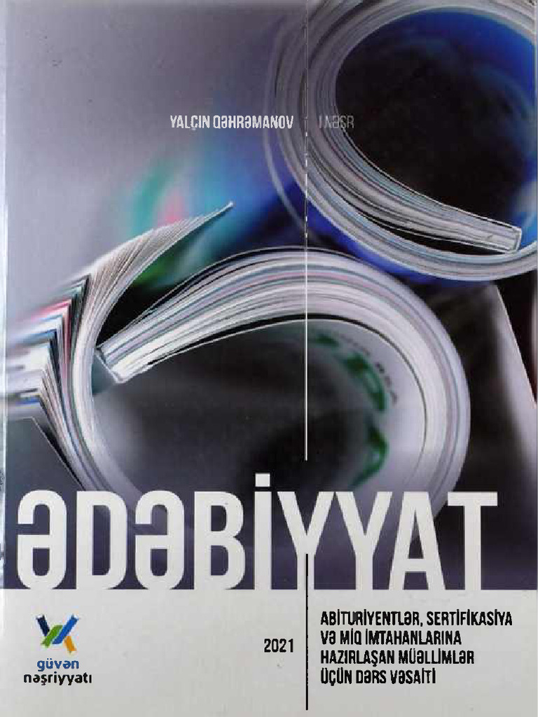 Edebiyyat Derslik Guven 2021 | PDF