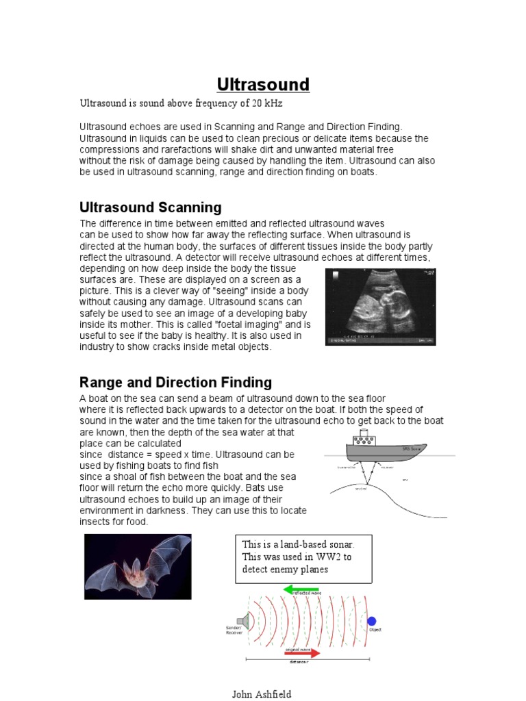 Ultrasound | PDF