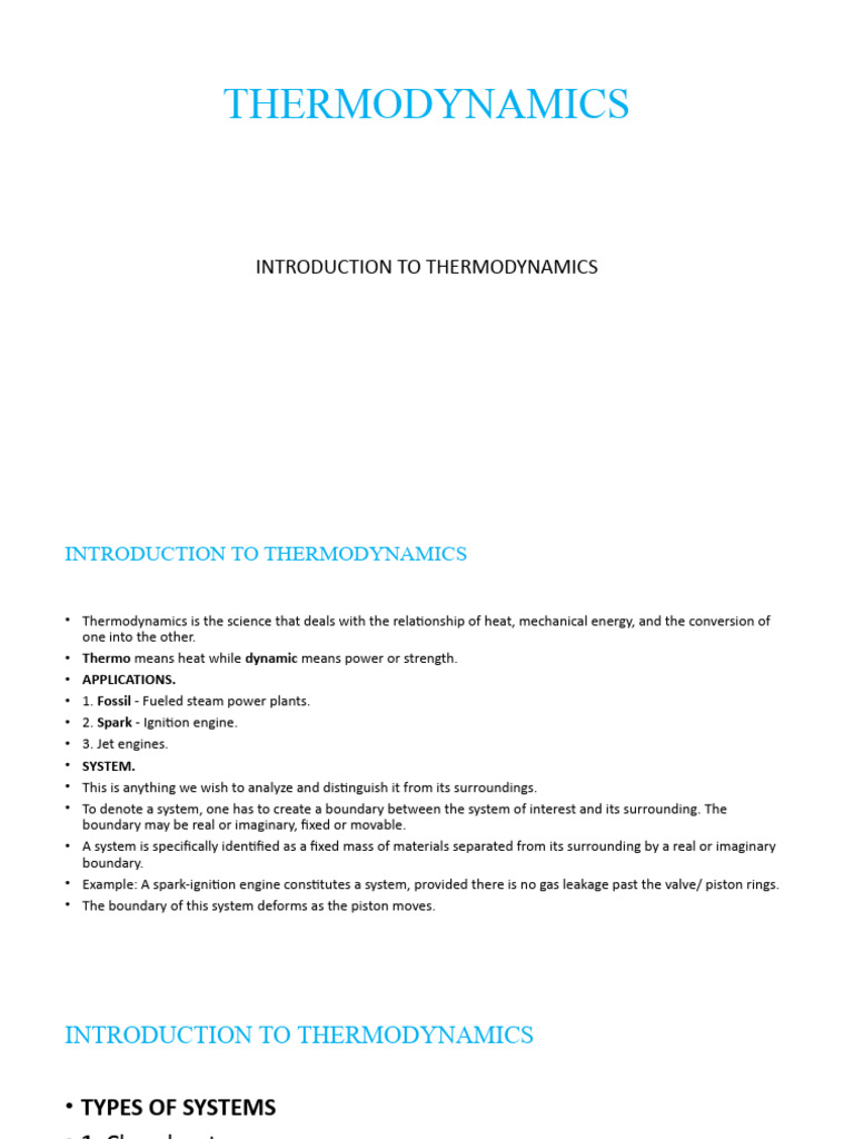 Thermodynamics for Engineers | PDF | Thermodynamics | Temperature