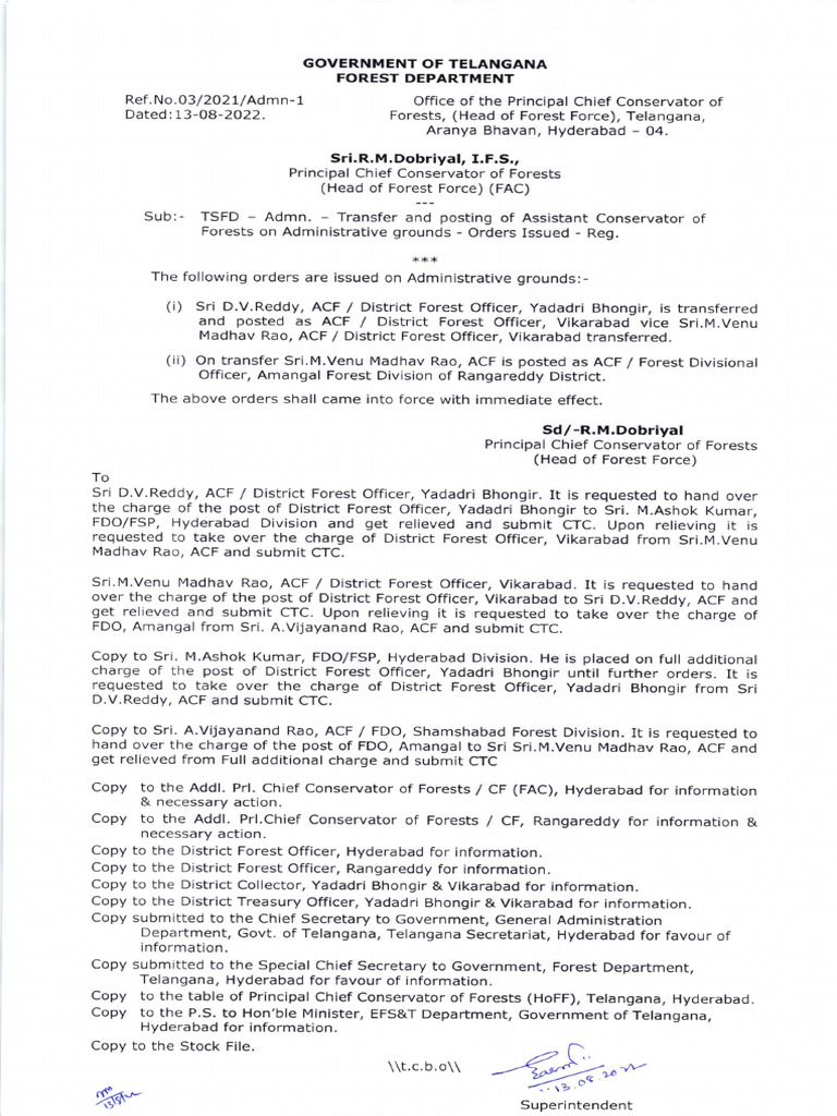 Transfer & Posting | PDF