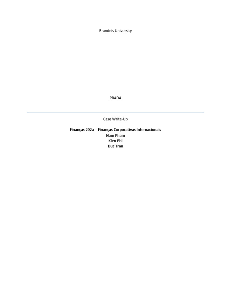 Caso Prada | PDF | Economias | Inversiones