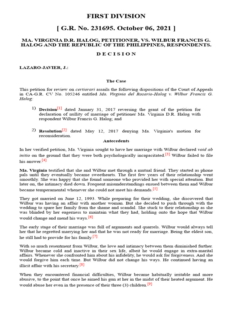 Halog Vs Halog (RP) | PDF