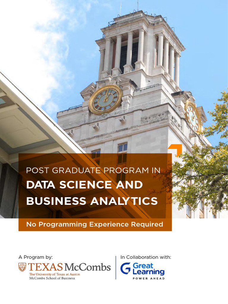 Great Learning - Pgp-Dsba-Brochure | PDF