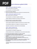 Escalas GDS y FAST en Alzheimer | PDF | Neurología | Memoria
