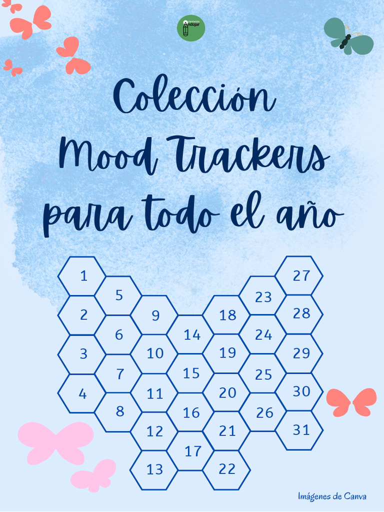 Mood Trackers Imprimibles en Español | PDF