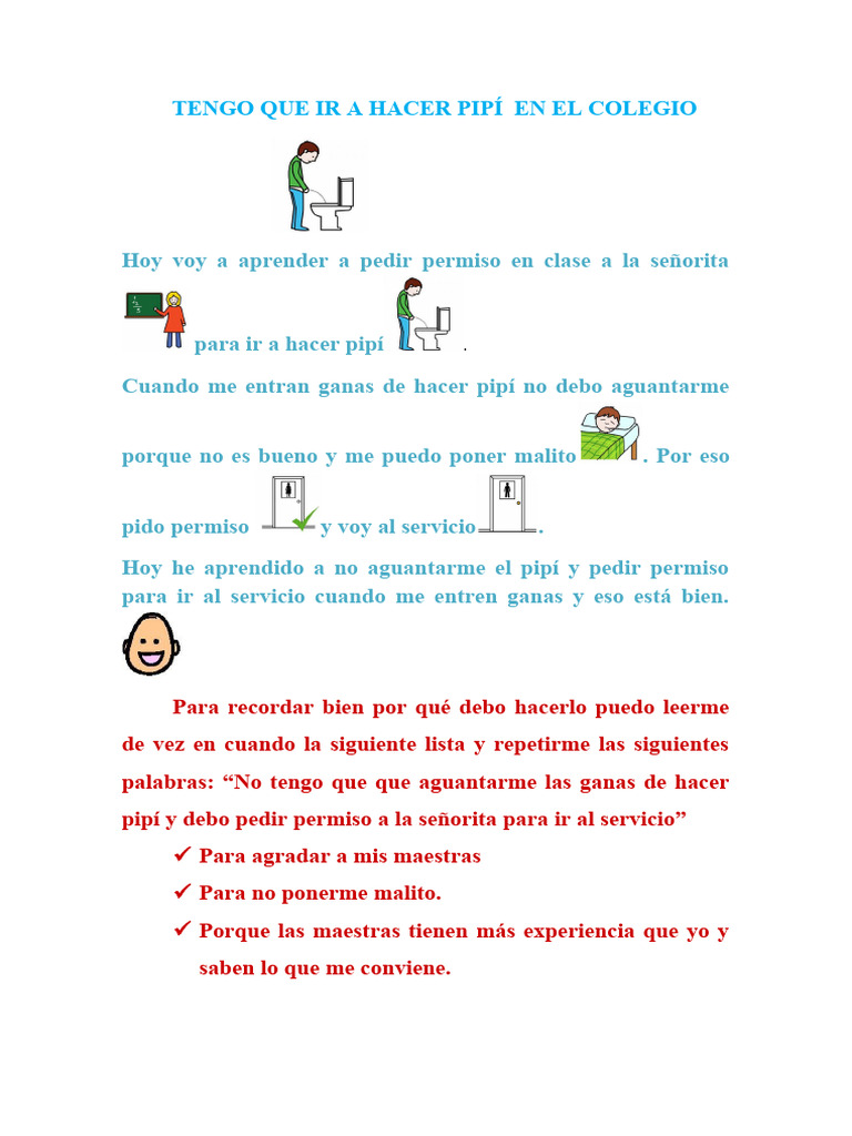 1.guión Social TENGO QUE HACER PIPÍ | PDF