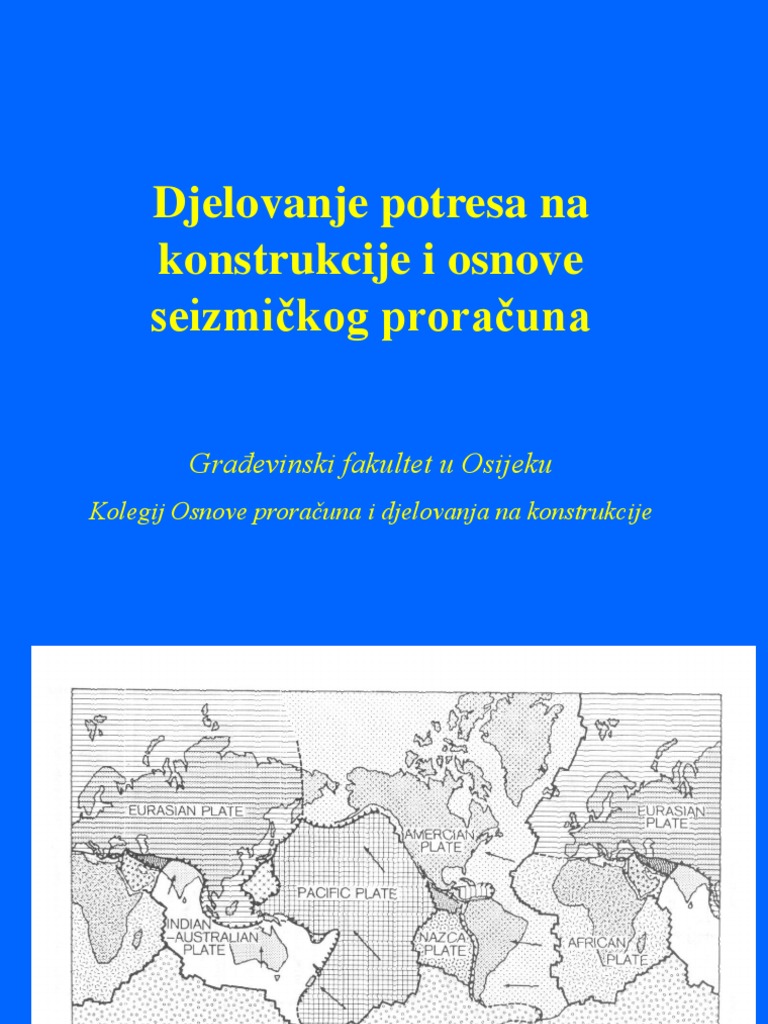 1 Potres Predavanja | PDF