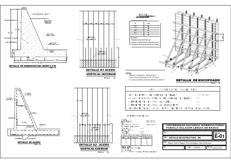 Muros de Contension - Final-Muro 3.0 | PDF