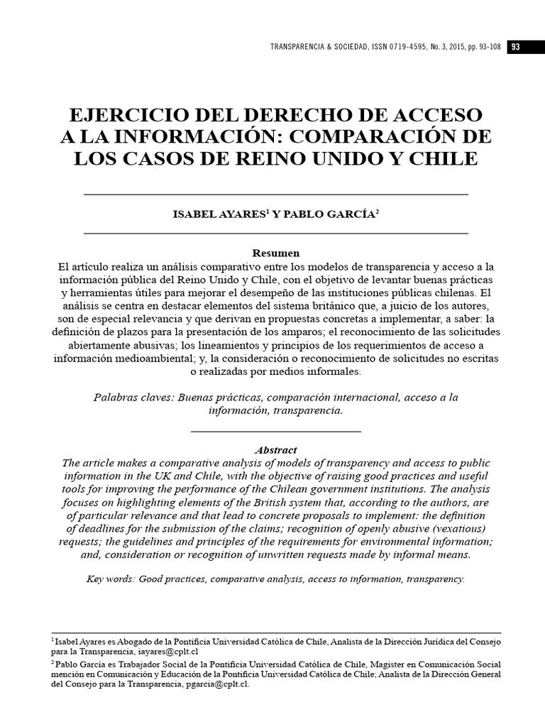 Ayares_Garcia_2015 | PDF | Leyes de libertad de información por país ...