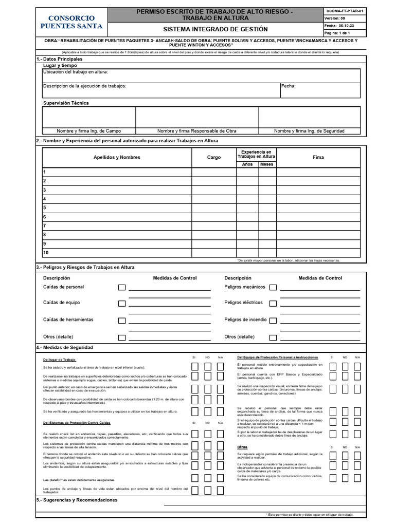 SSOMA-FT-PTAR-02 (Altura) | PDF