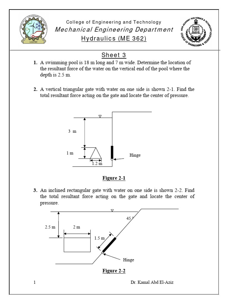 Sheet 3 | PDF | Force | Mechanical Engineering