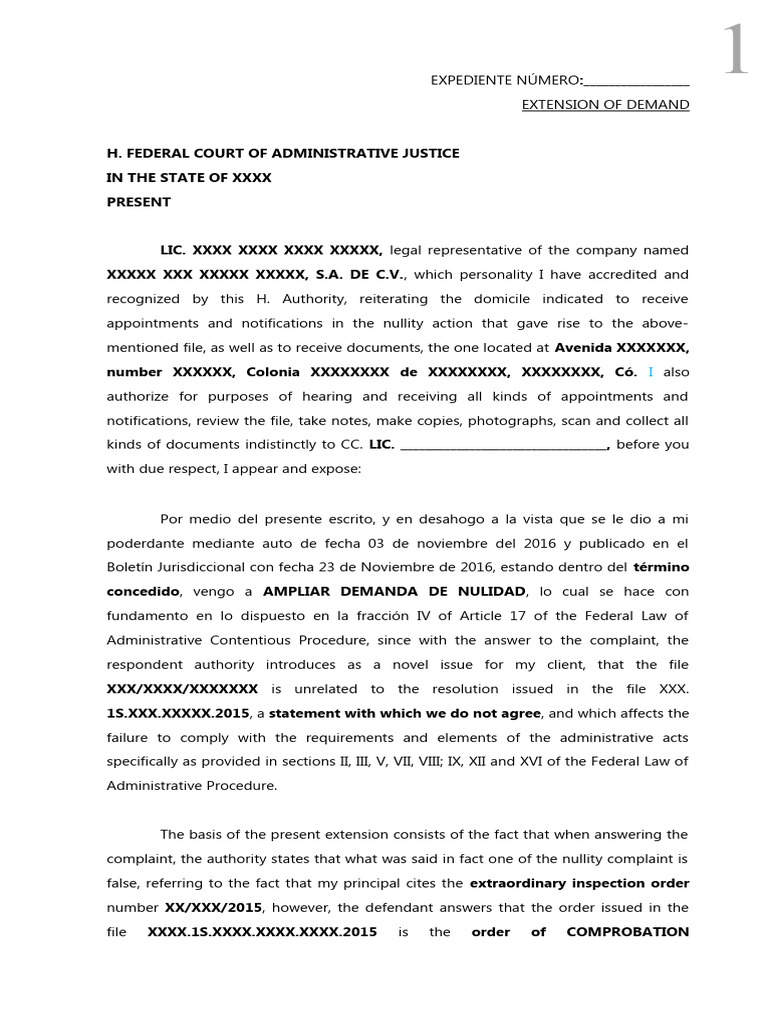 Demand Extension FORMAT | PDF | Finance & Money Management