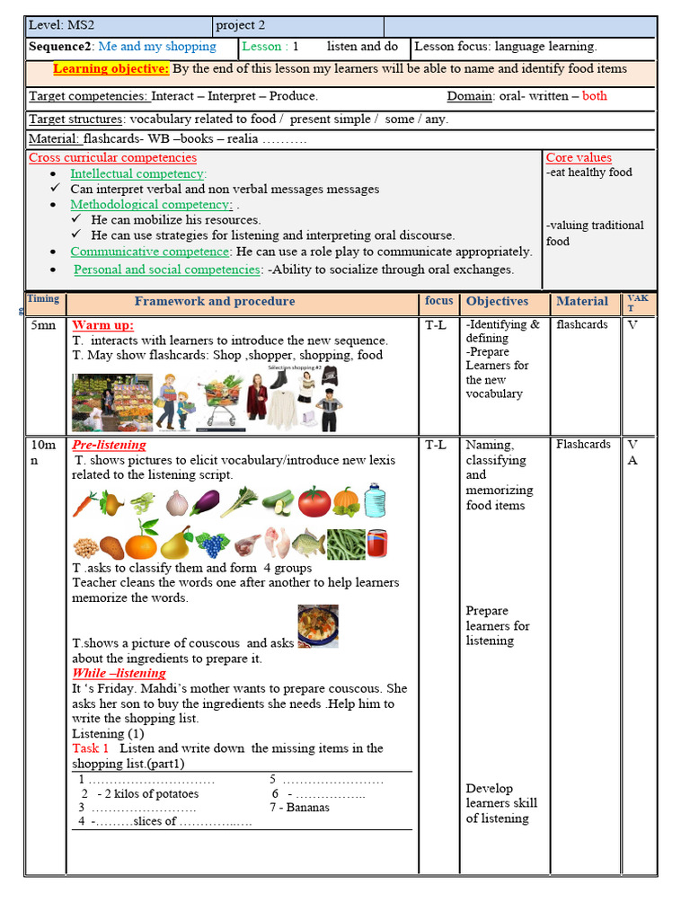Level 2 Ms | PDF | Learning | Cakes
