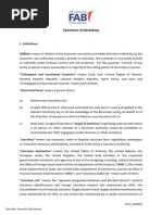 Sanctions Assessment Questionnaire Form | PDF | Banks | Economies