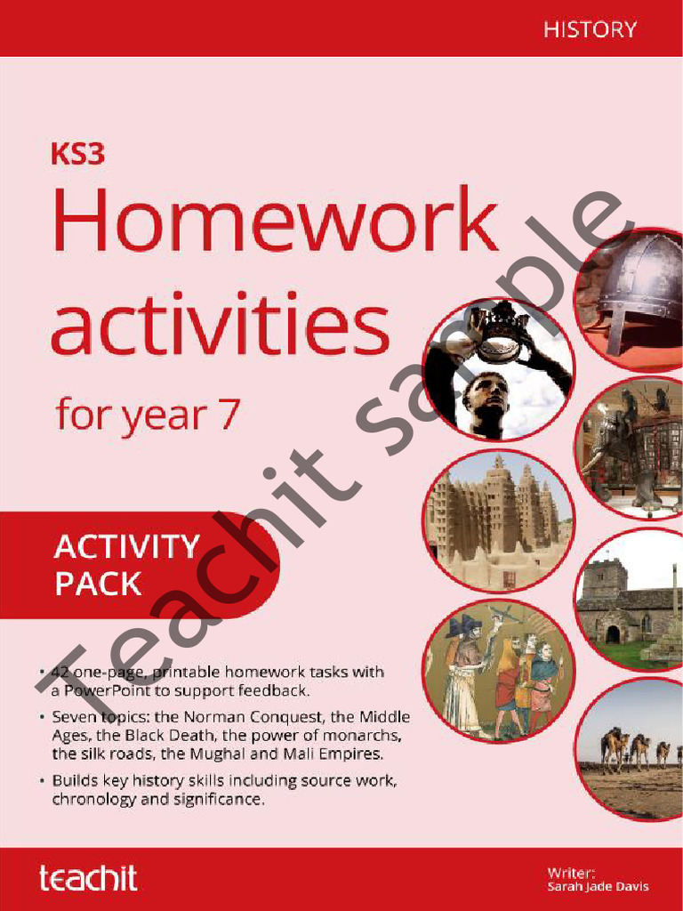Y7 Homework Pack Sample | PDF | Normans