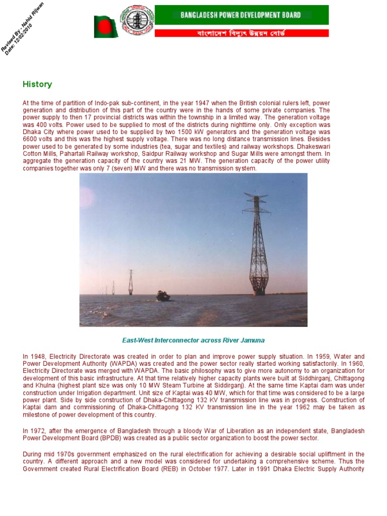 Evolution of Bangladesh Power Sector | PDF | Electric Power ...