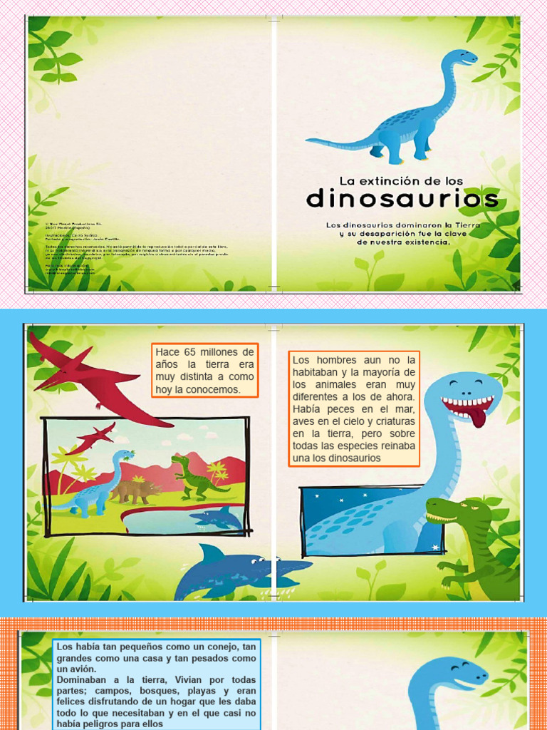 Cuento de los dinos | PDF | Dinosaurios | tiranosaurio