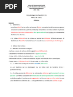 Fiche technique du milieu Chapman | PDF | Staphylococcus | Bactérie