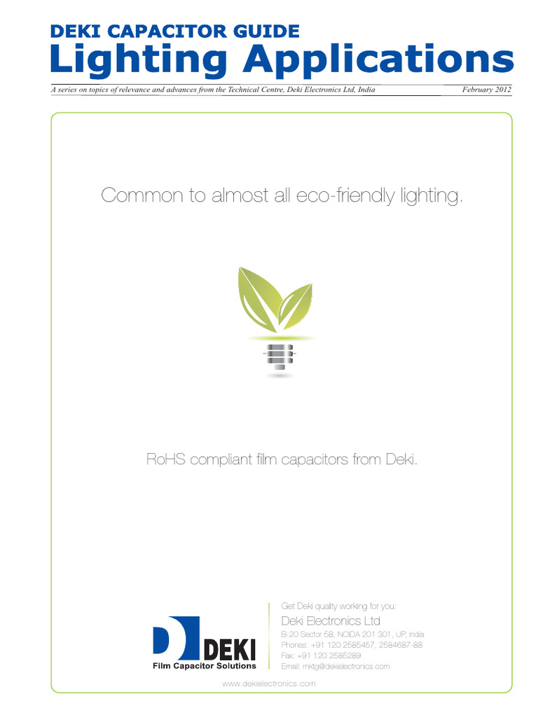 Deki Lighting Guide 2012 Web | PDF