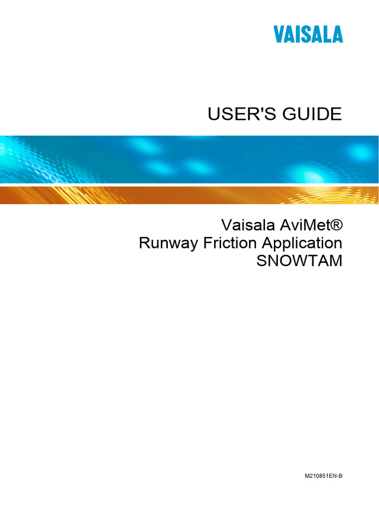 AviMet SNOWTAM User's Guide | PDF | Window (Computing) | Icon (Computing)