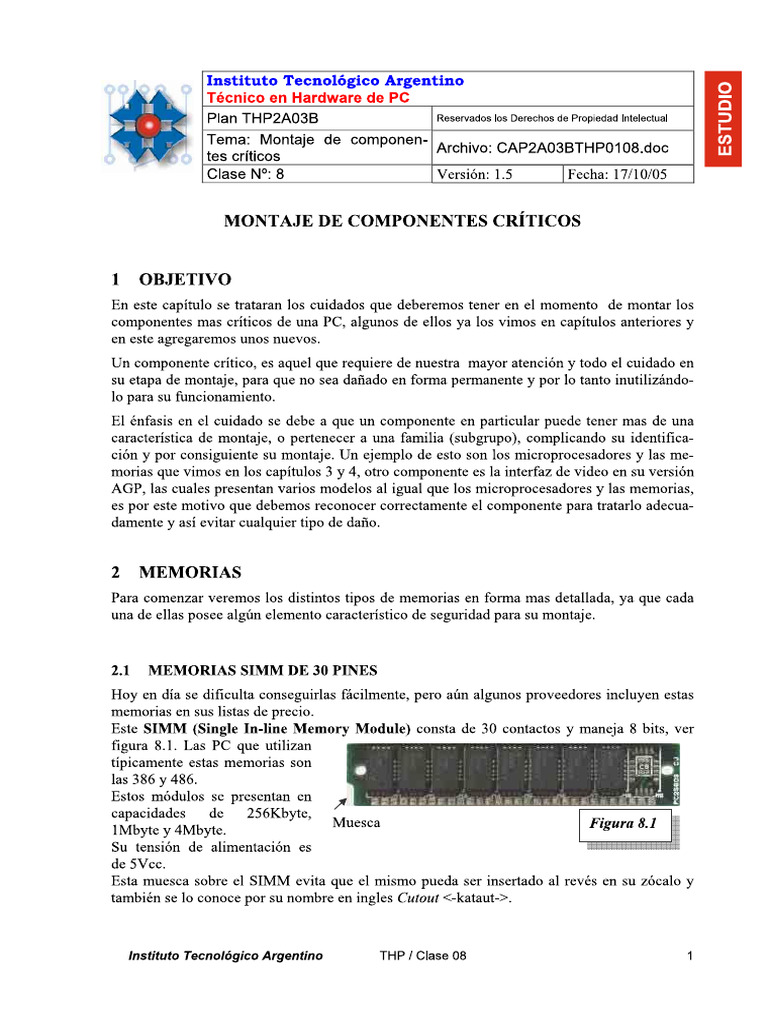 Ita - Curso Tecnico en Hardware de PC Montaje | PDF