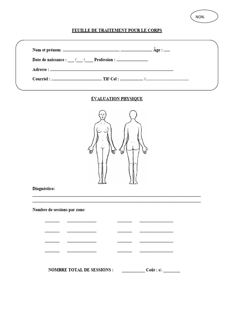 Fiche de Soins Corporels | PDF
