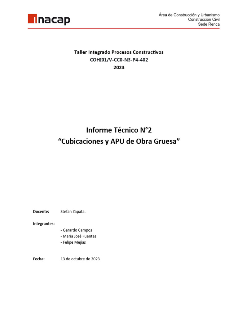 Informe 2 Final | PDF