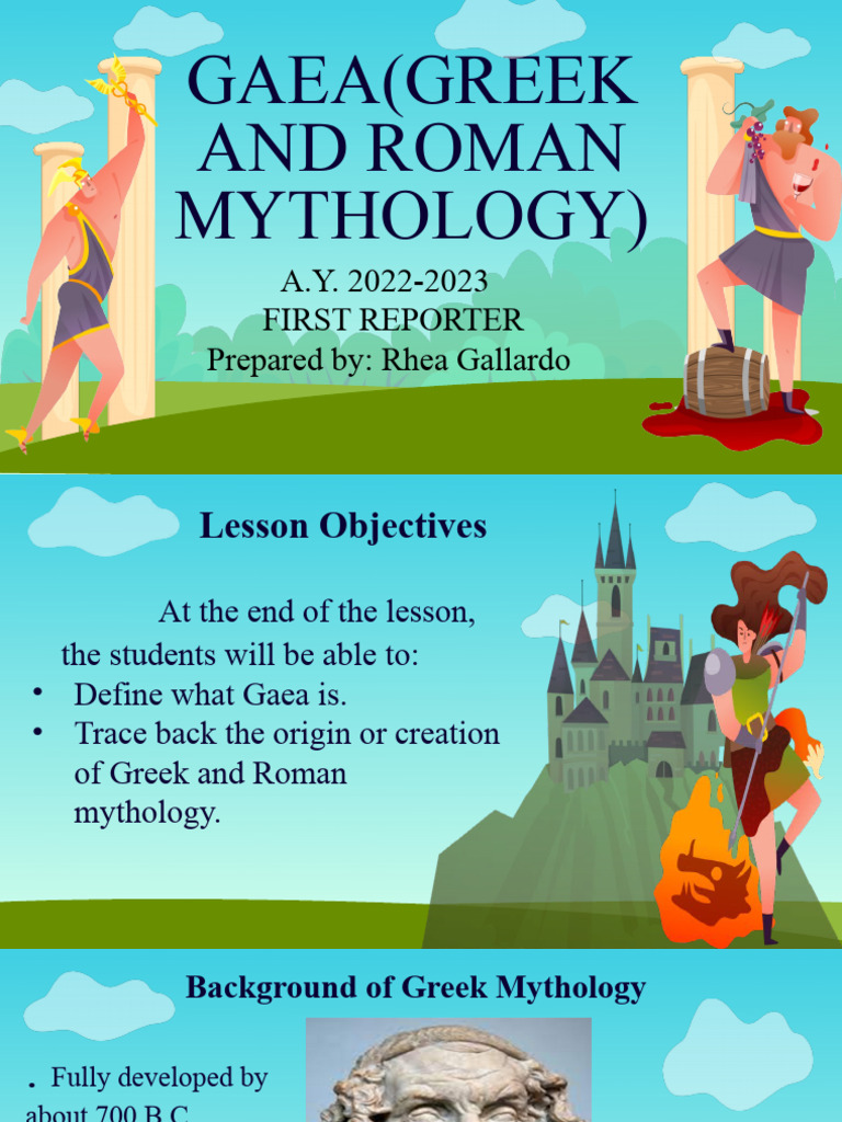 Gaea in Greek and Roman Mythology | PDF | Zeus | Greek Gods