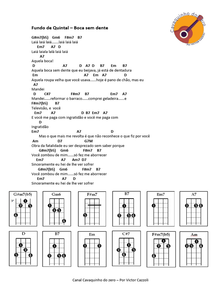 Boca Sem Dente - Fundo de Quintal | PDF