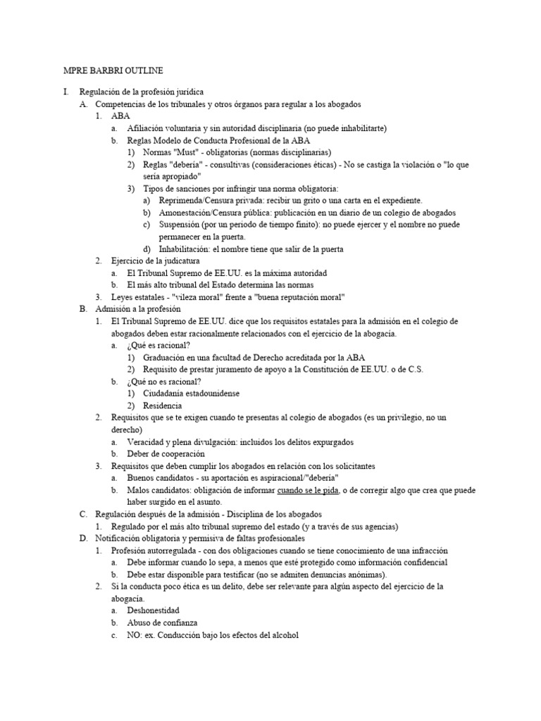Esquema Del MPRE | PDF | Despacho de abogados | Juez Esquema Del MPRE | PDF | Despacho de abogados | Juez
