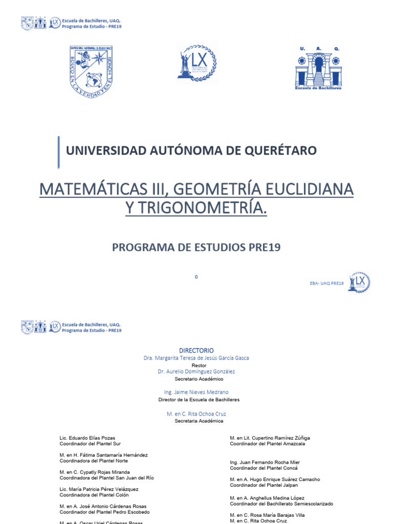 MatemaÃ¬ticas III | PDF | Triángulo | Ángulo