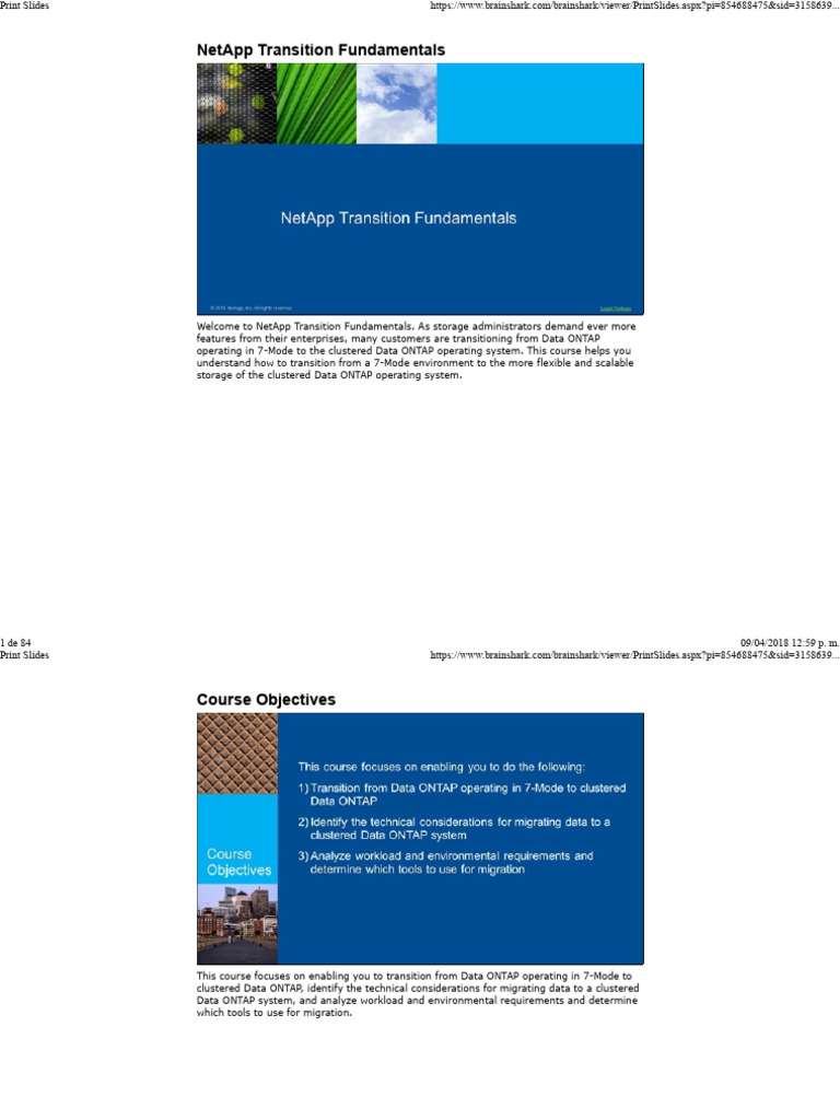 NetApp Transition Fundamentals | PDF | Information Technology Management | Software Engineering