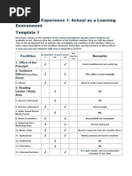 Checklist of Classroom Facilities | PDF