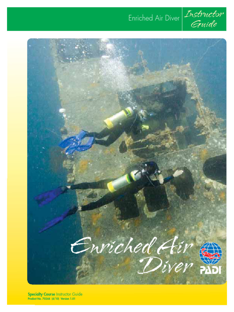 Nitrox EANx - Instructor Guide - 10 - LR | PDF | Scuba Diving | Underwater Diving