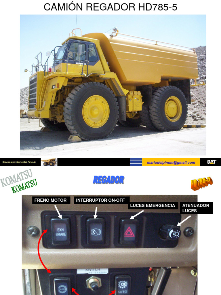 Camión Regador HD785-5 | PDF