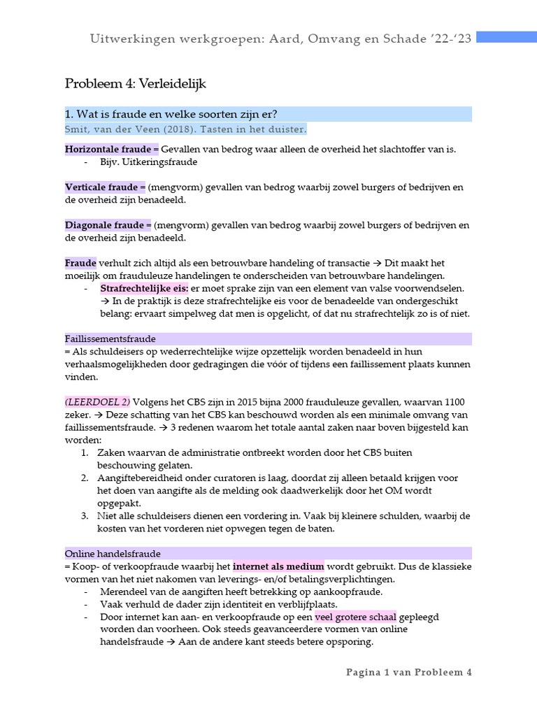 Probleem 4, Blok 5, 2022-2023 | PDF