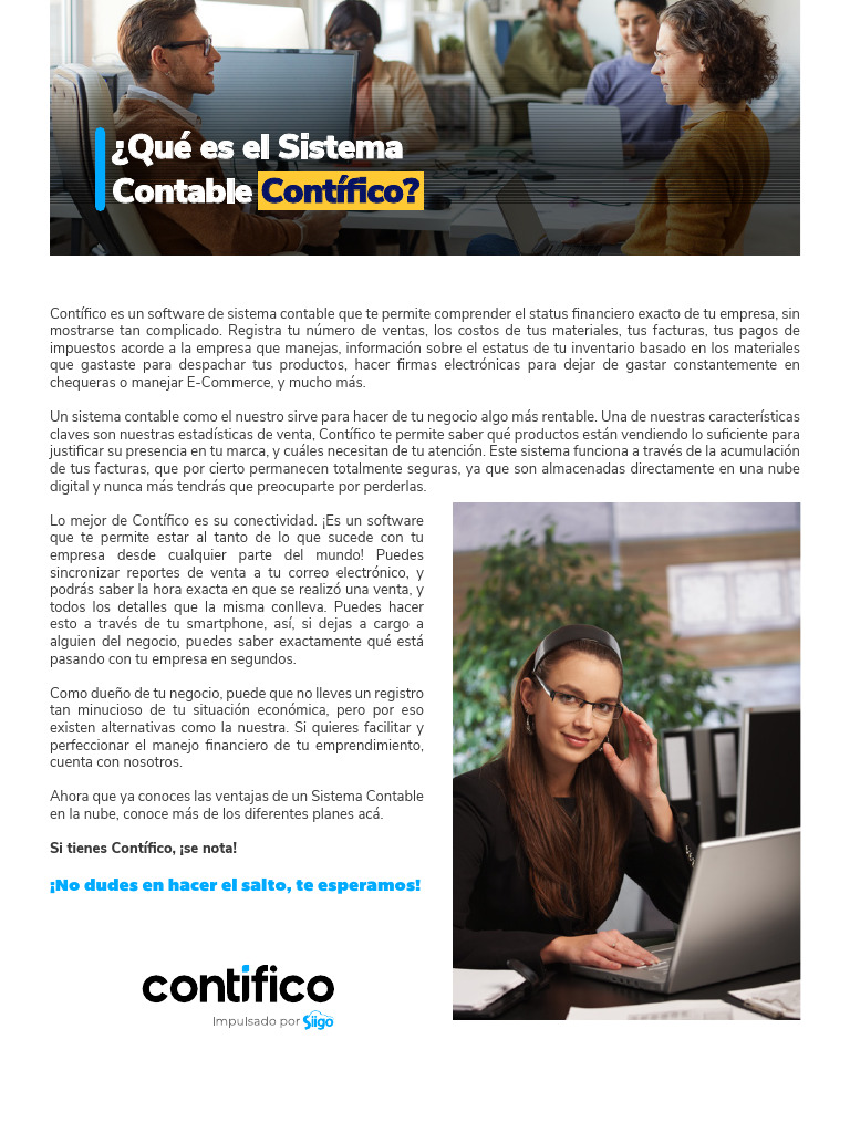 Articulo E. Que Es El Sistema Contable Contifico 1 | PDF | Finanzas y ...