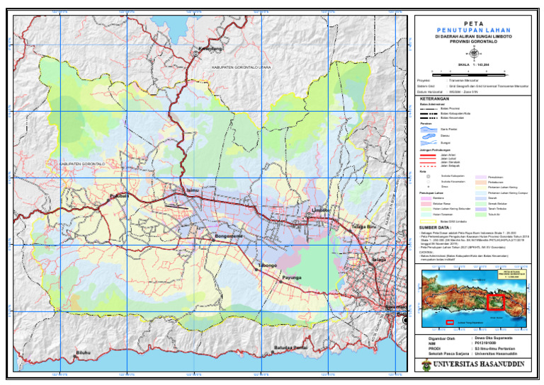 Peta DAS Limboto Gorontalo | PDF