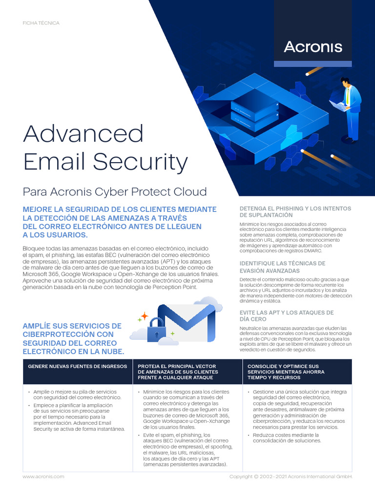 Aconis Email Security | PDF | Malware | Suplantación de identidad