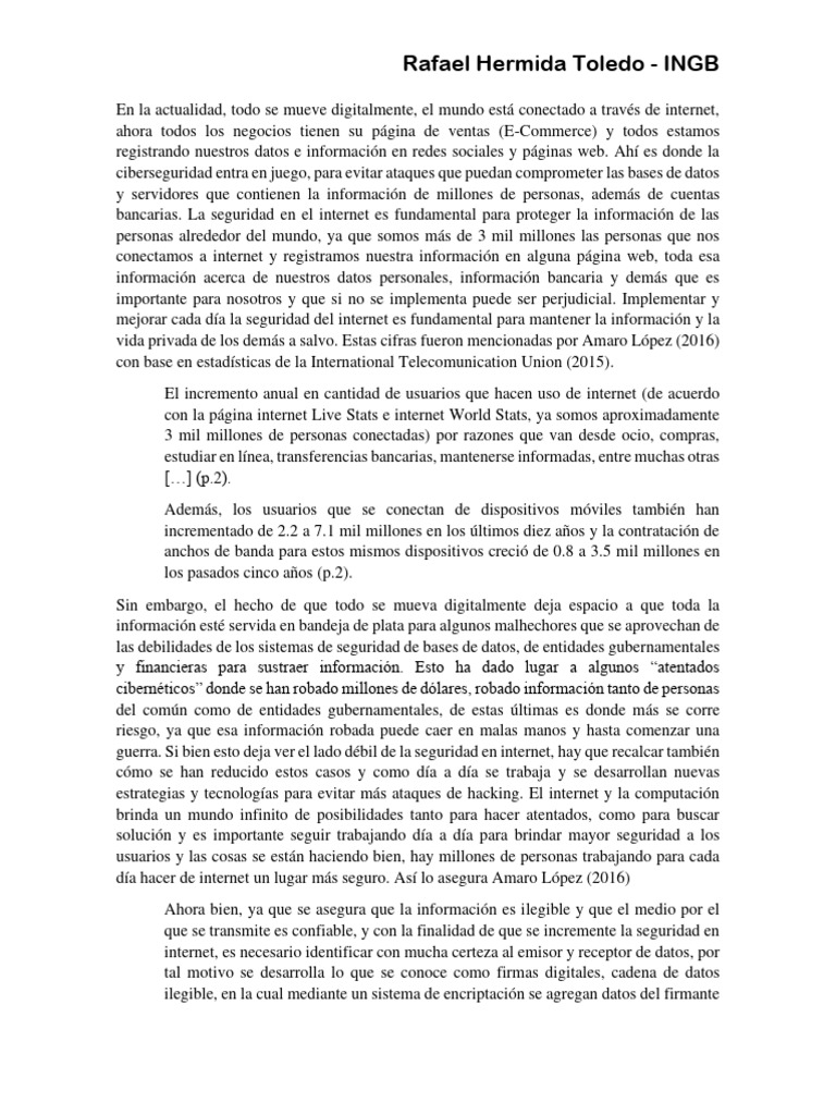 Seguridad En Internet Pdf Internet La Seguridad Informática